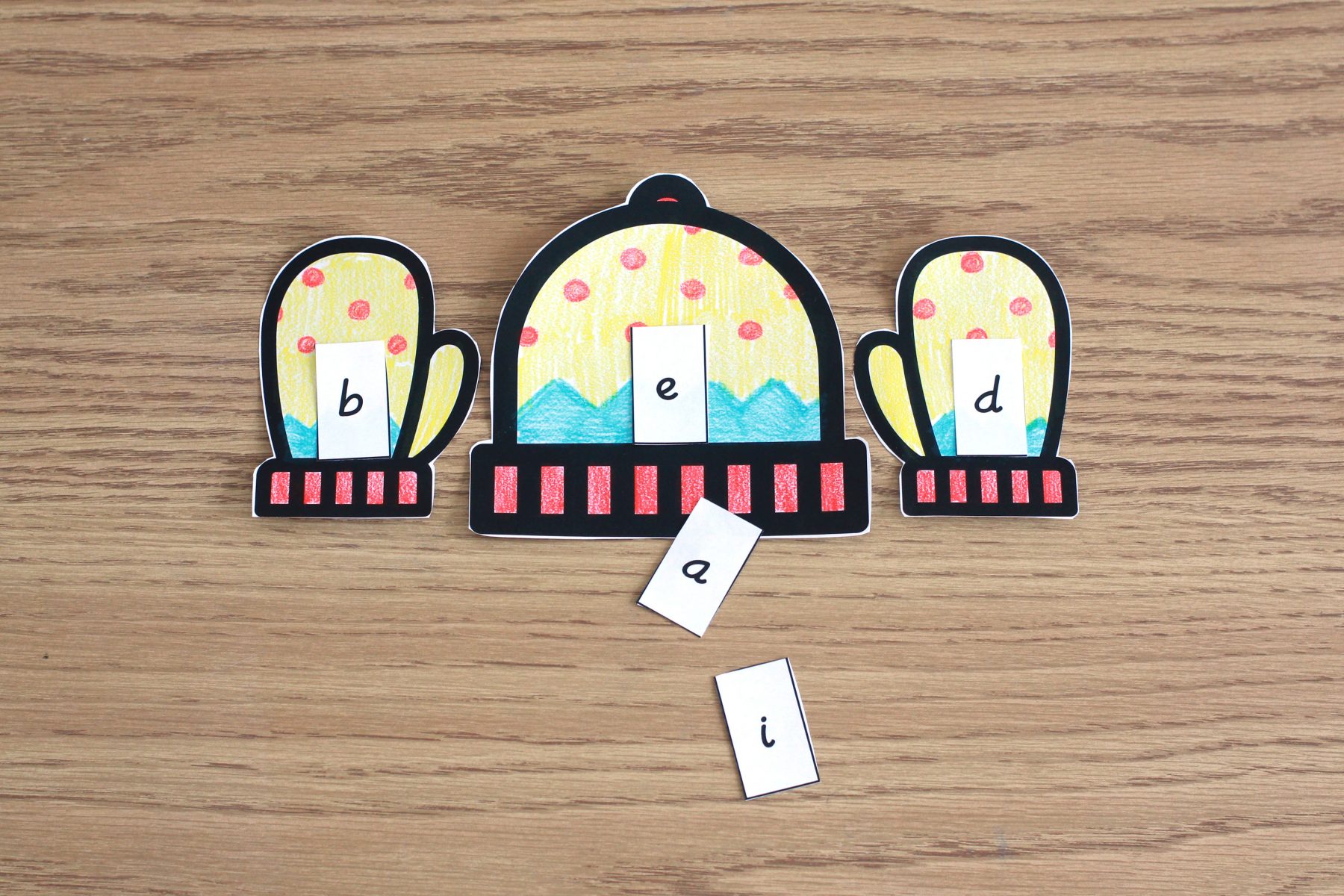 Hat & Mittens Printable Activity - Homeschool Compass