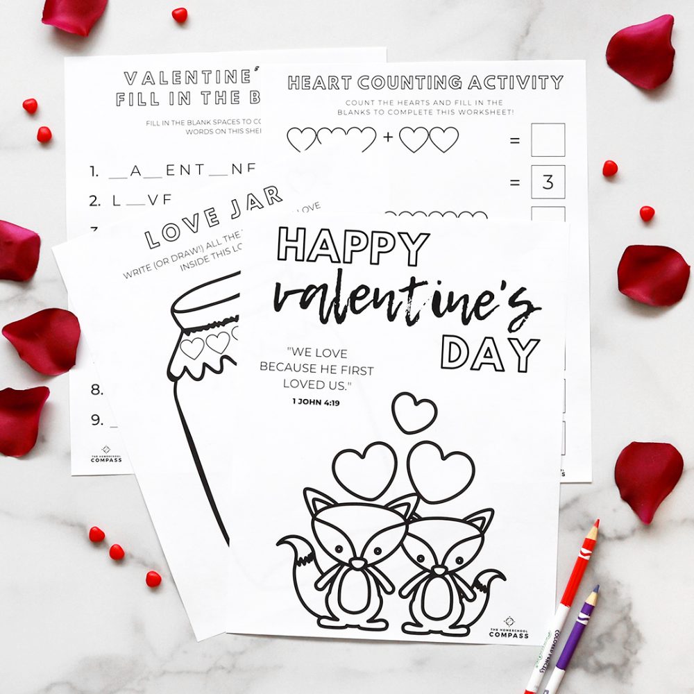 Free Valentine's Day Printable Activities for Your Homeschool ...