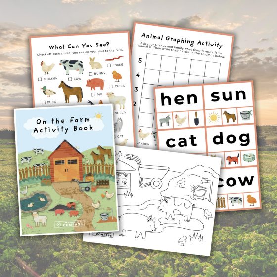 Free Printable On the Farm Activity Book - Homeschool Compass