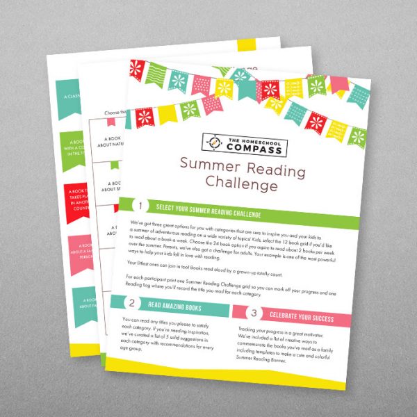 Free Homeschool Summer Reading Challenge Printable - Homeschool Compass