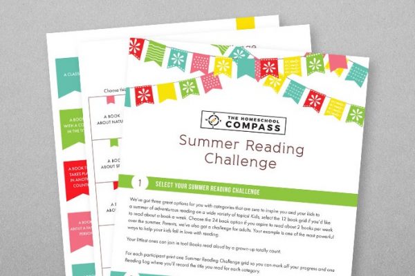 Free Homeschool Summer Reading Challenge Printable - Homeschool Compass