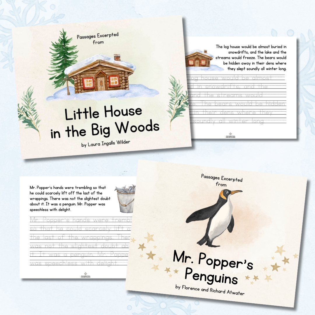 Here are your free Winter Copywork Printables! - Homeschool Compass